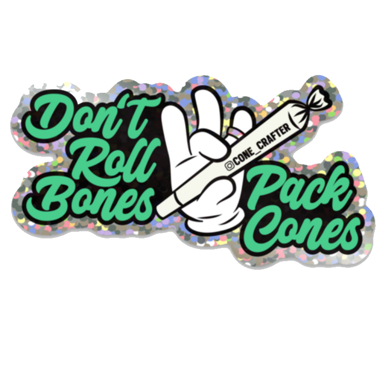 Sticker - Dont Roll Bones | Cone Crafter